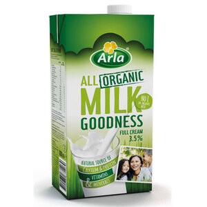 Arla Organic 3.5 % UHT Tetra Milk - 1 ltr
