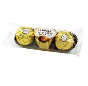 Ferrero Rocher (3 piece) 37.5gm Send gift to Bangladesh ...