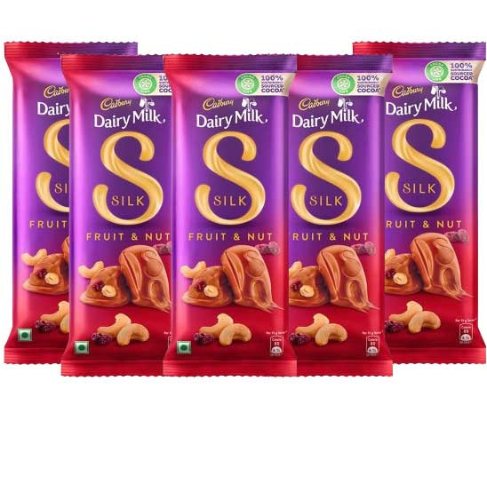 Cadbury Dairy Milk Silk Fruit And Nut Cadbury Dairy Milk Silk Fruits